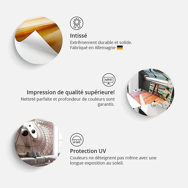 Papier Peint Intissé Panoramique 3d Et Point De Vue Geometry Of The ...